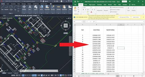 export coordinates from autocad survey data into autocad by sahlbuhary