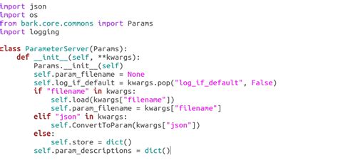 cannot find the params class · issue 573 · bark simulator bark · github