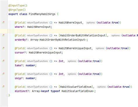 Add Inputtype To Argstype · Issue 114 · Unlightprisma Nestjs