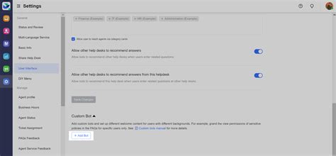 Add Custom Bots