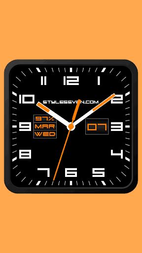 Square Analog Clock 7 Apk Download For Android