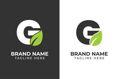 Logo Type G Leaf Go Green Template Design 10916963 Vector Art At Vecteezy