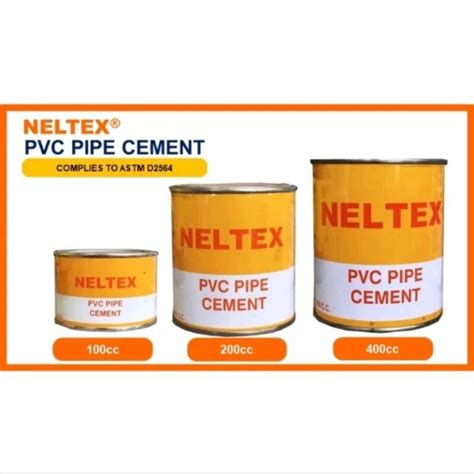 Neltex Pvc Pipe Cement Solvent 100cc 200cc 400cc Pandikit Sa Pvc Pipe Tubo Fittings