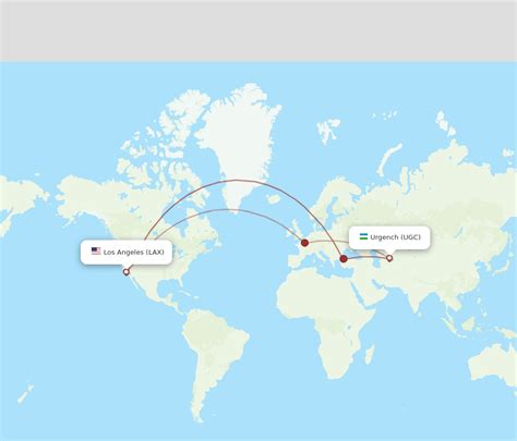Flights From Los Angeles To Urgench Lax To Ugc Airlines And Best