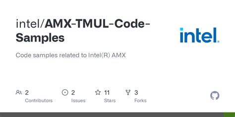 releases · intel amx tmul code samples · github