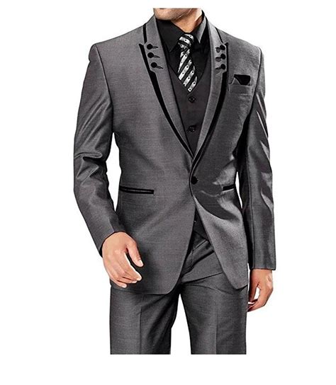 Wonderful Solid Groom Male Wedding Men Suits Slim Fit Tuxedo Formal