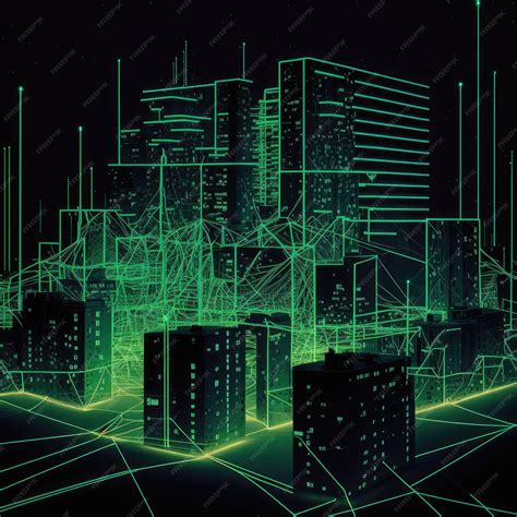 Premium Ai Image Abstract Technology Interconnection Background Material Generated By Ai