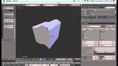 How To Make A Wave Effect Blender Tutorial YouTube