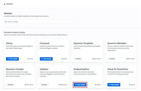 How To Target The Distribution Of Templafy Modules Templafy Help Center