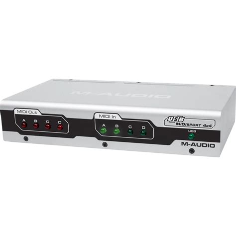 M Audio Usb Midisport 4x4 Midi Interface Musicians Friend