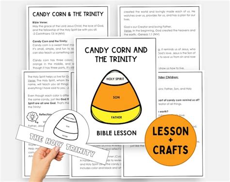 Candy Corn Trinity Printable Coloring Page Candy Corn Trinity Poem