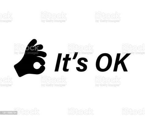 텍스트가 있는 손 기호가 괜찮습니다 확인 벡터 아이콘 흰색 배경에 격리 된 괜찮은 기호 벡터 Eps 10 0명에 대한 스톡 벡터 아트 및 기타 이미지 Istock