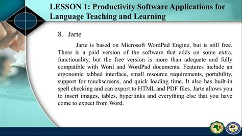chapter iii using open ended tools in facilitating language learning pptx computer software
