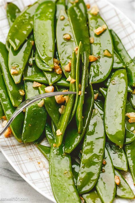Sautéed Snow Peas Recipe Eatwell101