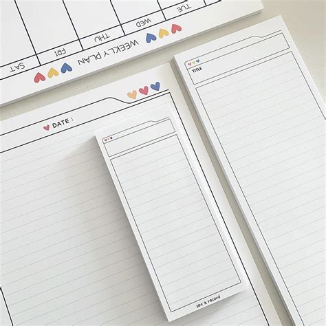 2개 선택가격 셋어레코드 기억저장폴더 미니 메모패드 떡메모지 메모지 선물 체크리스트 계획표 플래너 시험준비 메모 필기