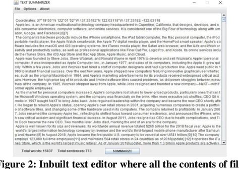 Figure 2 From Extractive Text Summarization Using Deep Natural Language