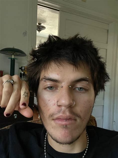 Eyebrow Piercing Men Chest Piercing Double Nostril Piercing Septum