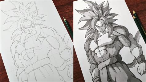 How To Draw Goku Ssj4 [dragon Ball Daima] Anime Drawing Step By