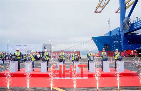 Welcoming The First Commercial Vessel Called At Hhit