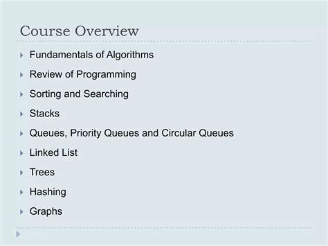Algorithm And Data Structures Lec1 Ppt