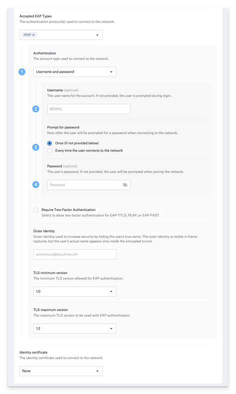 Configuring Eap Extensible Authentication Protocol Types