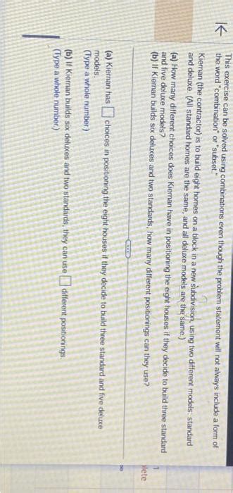 Solved K This Exercise Can Be Solved Using Combinations Even Chegg Com