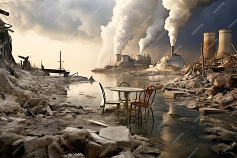 Premium Photo Perfect Example Of Global Warming Effect