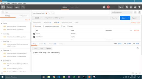 Nodejs Mongodb Error With Postman Data Sending Fails Stack