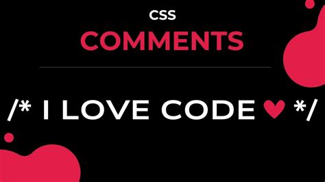 Learn Css Comments In 1 Minute Youtube