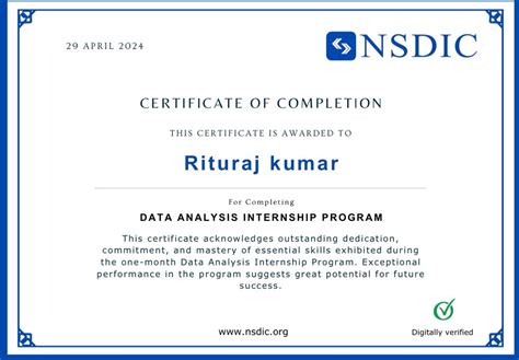 Rituraj Kumar On Linkedin Dataanalytics Internshipcompletion Pgdm
