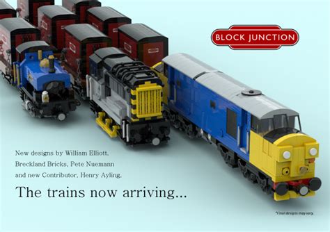 Block Junction British Locomotive And Rolling Stock Lego® Instructions
