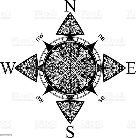 Vetores De Tatuagem Do Projeto Do Compasso E Mais Imagens De Bússola