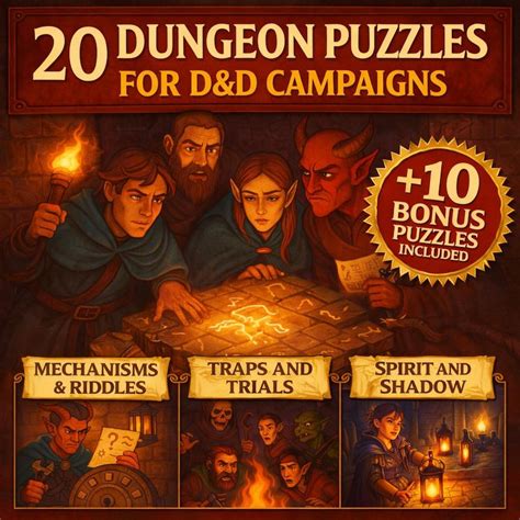Dnd Dungeon Puzzles Traps Riddles 5e Game Master Resources