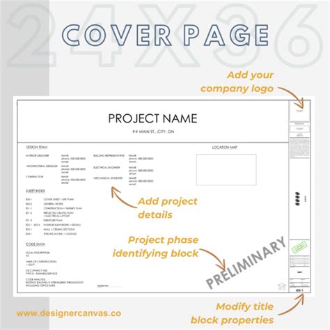 Autocad Title Block Template Designer Canvas