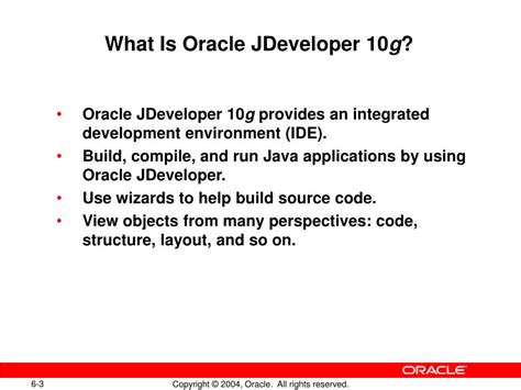 ppt building applications with oracle jdeveloper 10 g powerpoint