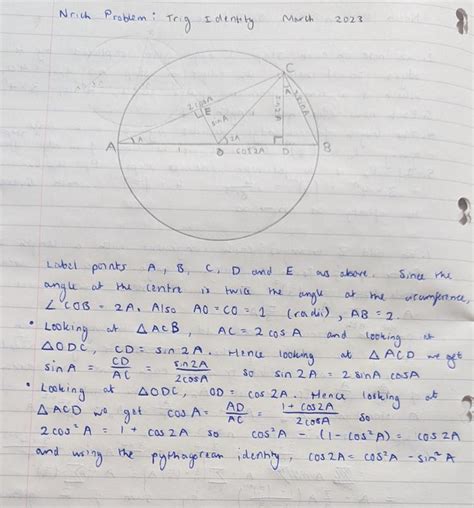 Trig Identity Nrich