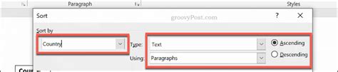 How To Sort Text And Tables Alphabetically In Microsoft Word