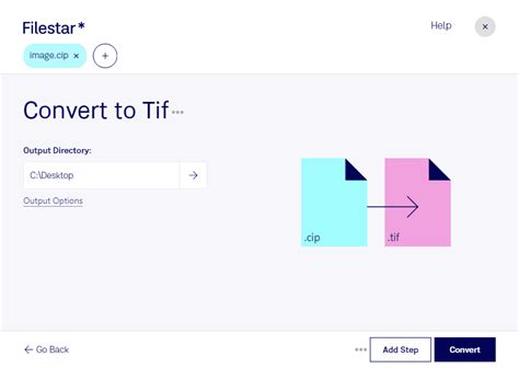 Filestar Convert Cip To Tif
