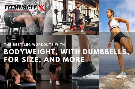 The Best Leg Workouts With Dumbbells With Bodyweight For Size
