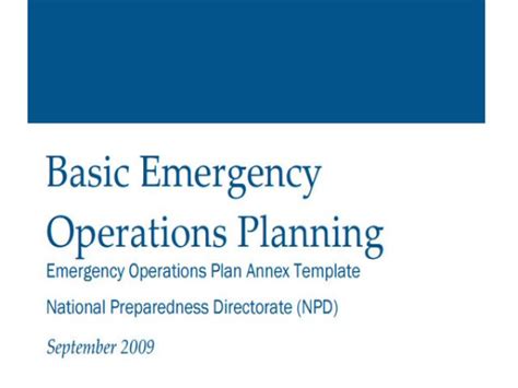 Emergency Operation Plan Template 8 Emergency Operations Plan Templates Free Sample Williamson
