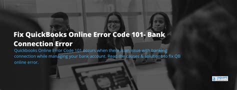 Fix QuickBooks Online Error Code Bank Connection Error