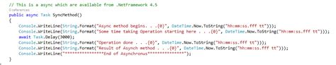 Aspiring Architect Async And Await In Net Framework 45