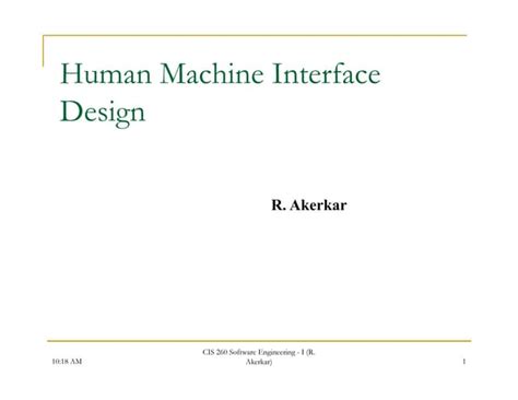 Hmi Human Machine Interface Pdf