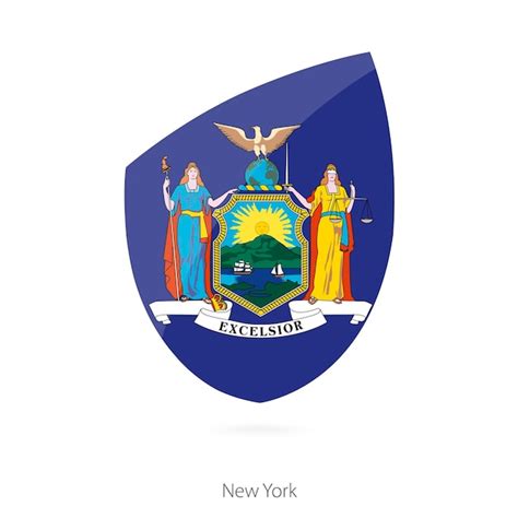 Premium Vector Flag Of New York