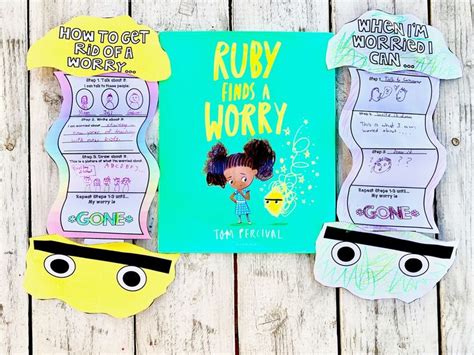 Rainbow Worry Cloud Craft Ruby Finds A Worry