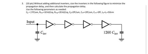 solved 10 pts without adding additional inverters size