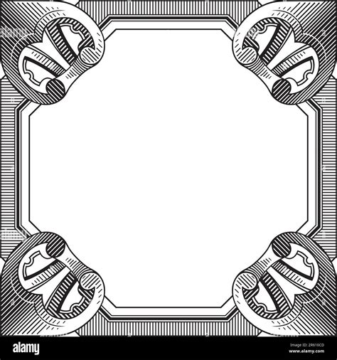 Ornate Frame Vector Stock Vector Image Art Alamy