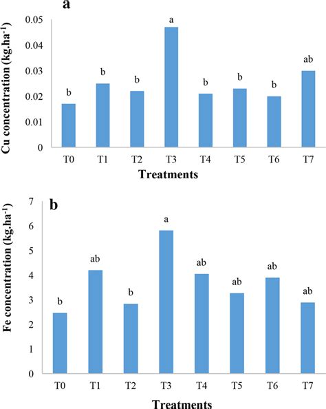 The Effect Of Nano Chelated Iron Fertilizer On Copper A And Iron