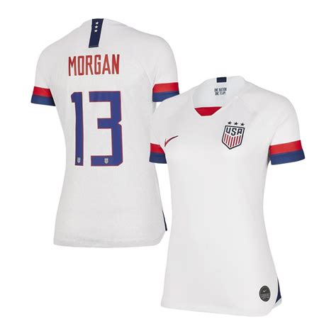 Nike Usa Womens Home Morgan 13 Jersey Womens World Cup 2019