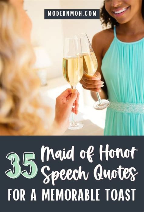 35 Maid Of Honor Speech Quotes To Enhance Your Toast Artofit